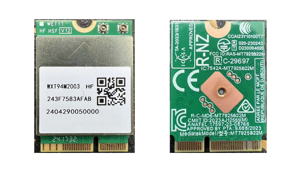 MT7925 Wireless LAN Card - Lightning Fish